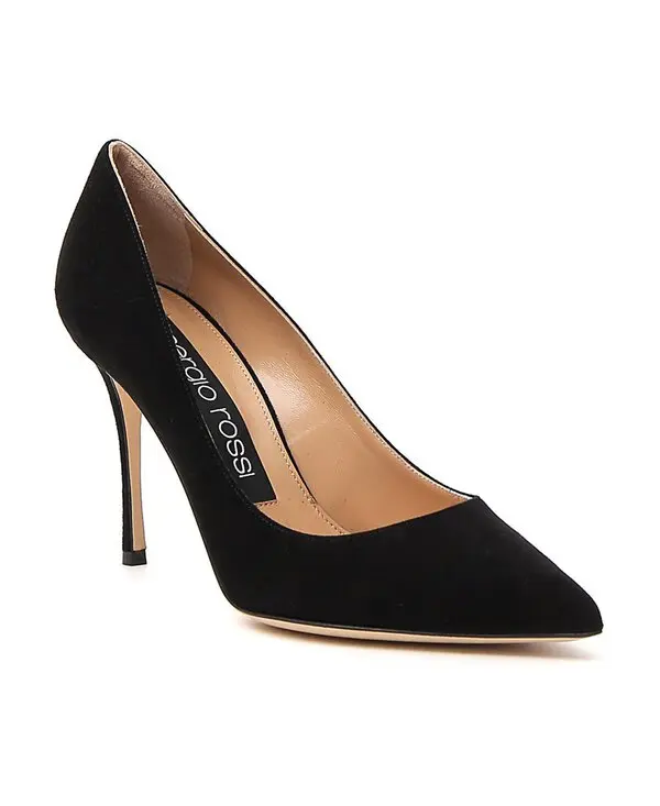 SERGIO ROSSI Godive 90mm Suede Pumps