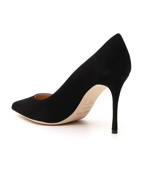 SERGIO ROSSI Godive 90mm Suede Pumps