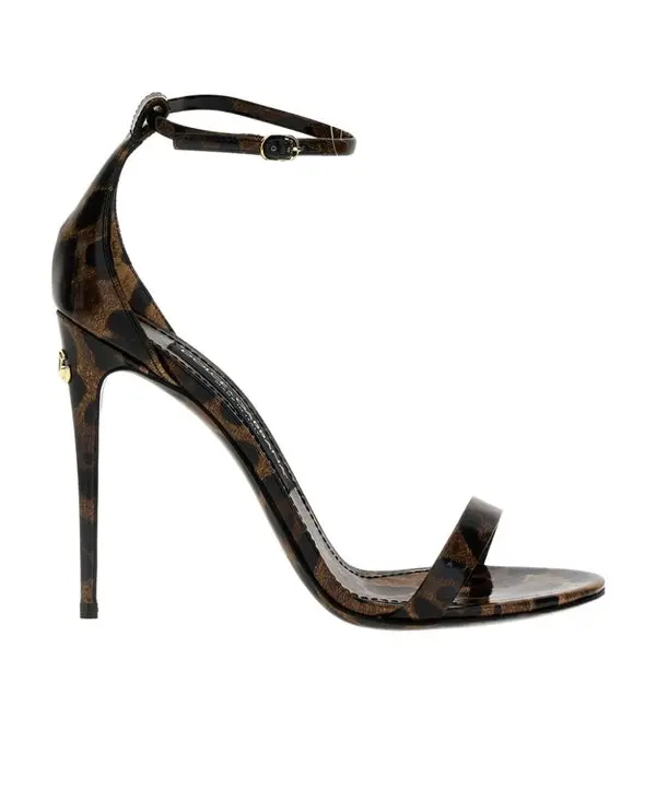 Dolce & Gabbana Leopard Print High-heeled Sandals