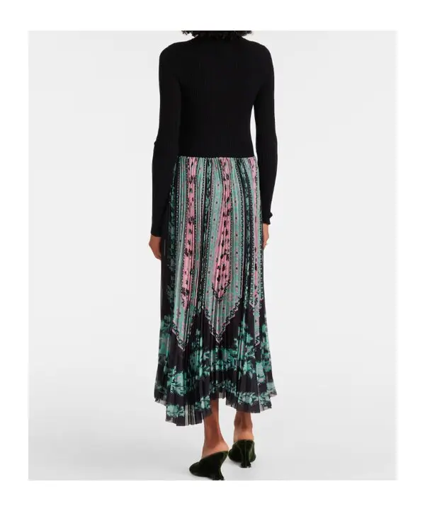 La DoubleJ Moondance Pleated Midi Dress