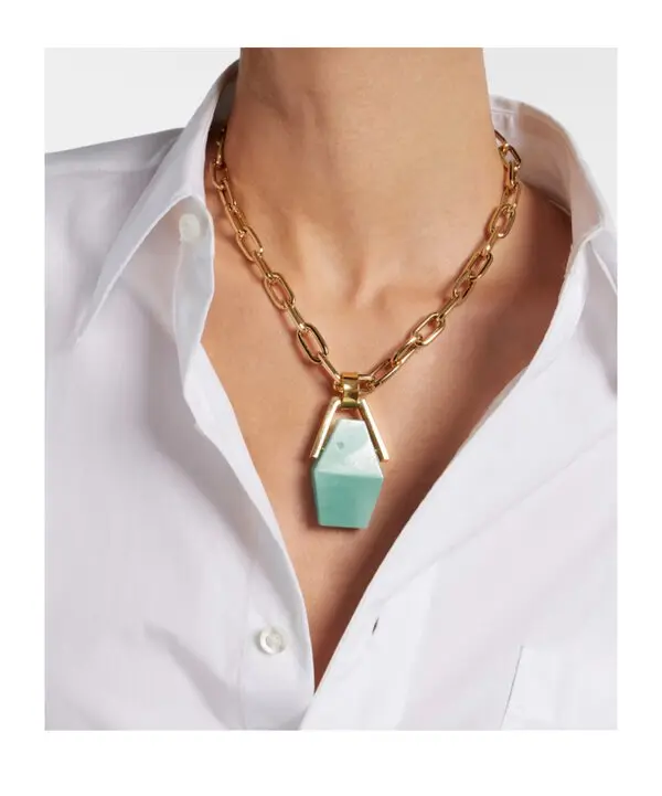 La DoubleJ Portal Gold-plated Chain Necklace