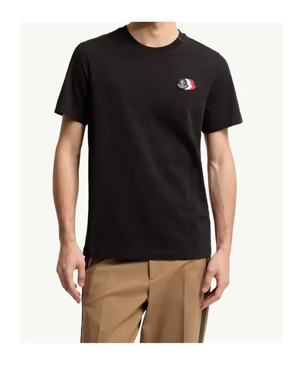 Moncler Logo Patch Crewneck T-shirt