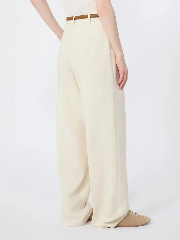 Max Mara Adunco Pleated Pressed-crease Trousers