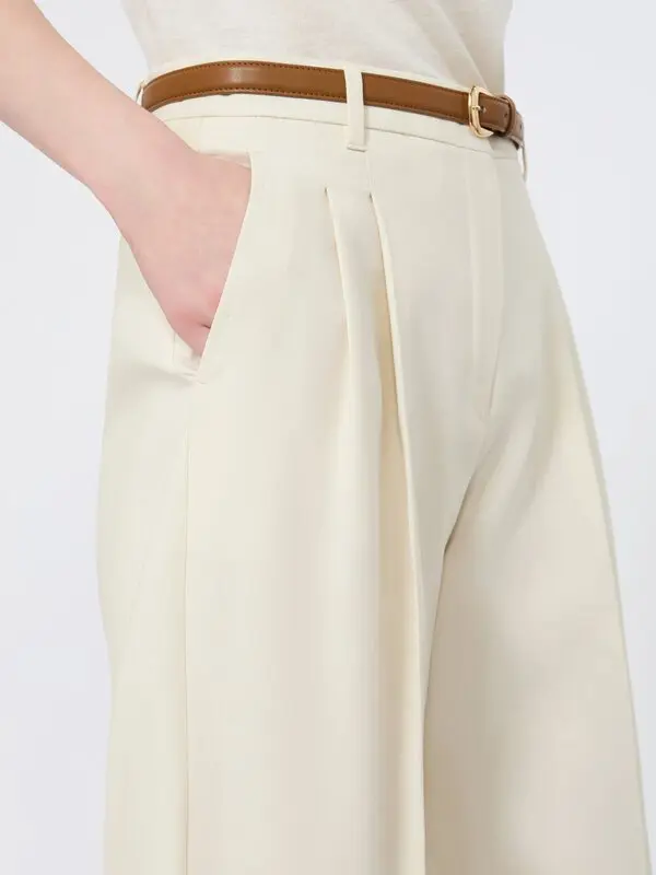Max Mara Adunco Pleated Pressed-crease Trousers