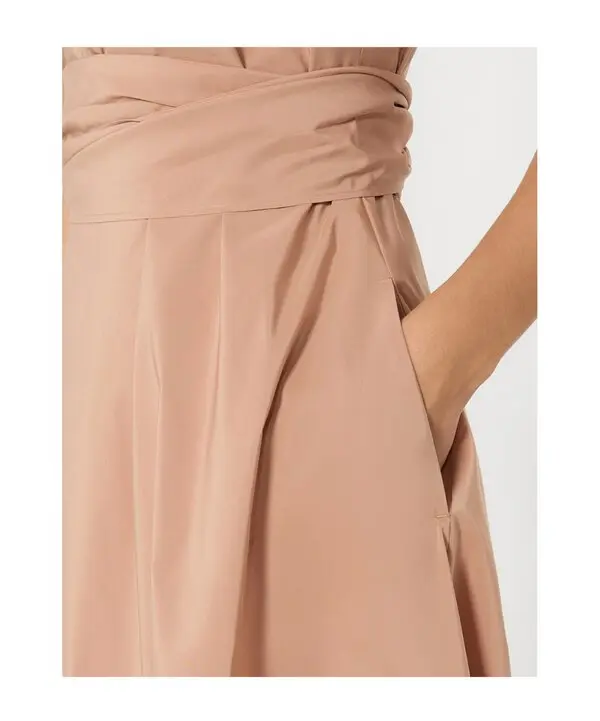 Max Mara Belted Sleeveless Dress - Pink