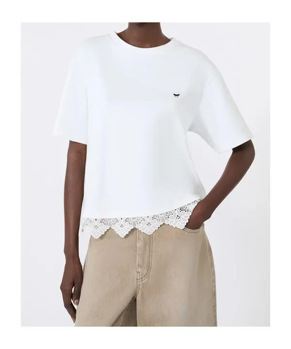 Max Mara T-shirt Boxy In Cotone