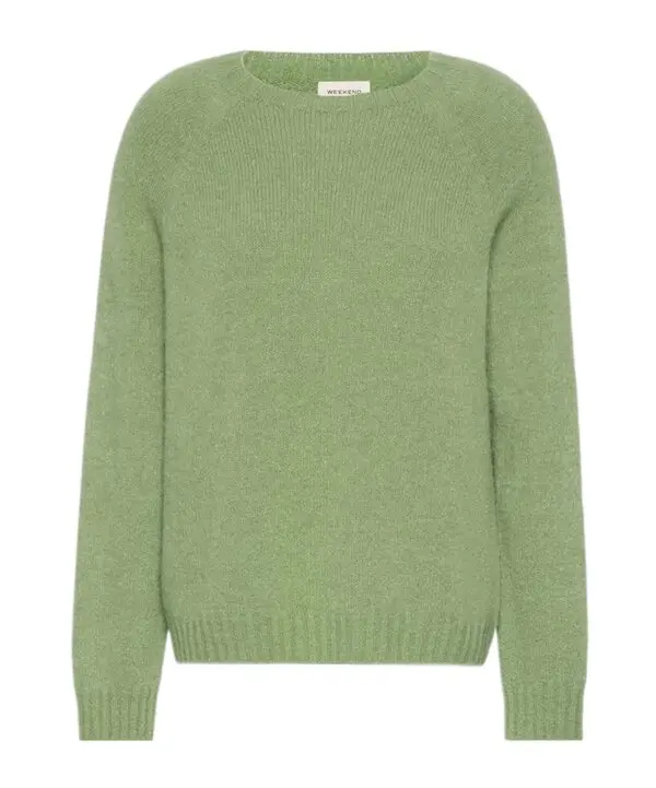 Max Mara Ghiacci Crewneck Knitted Jumper - Green