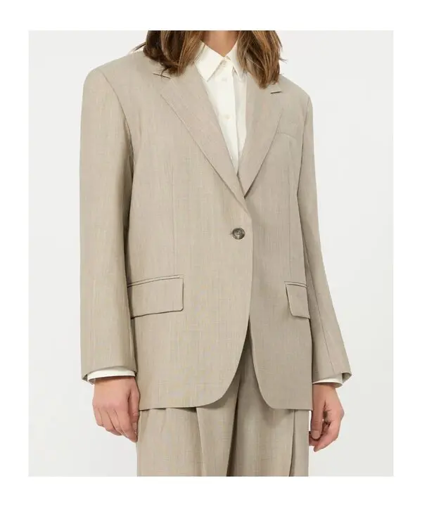 Max Mara Oversized Woollen Cloth Blazer