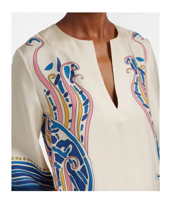La DoubleJ Printed Long Sleeve Dress