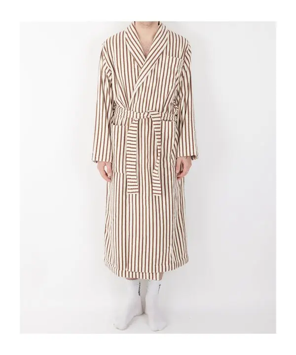 TEKLA Striped Bathrobe