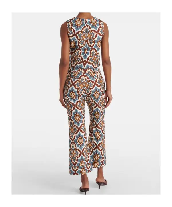 La DoubleJ Hendrix High-rise Cotton Flared Pants