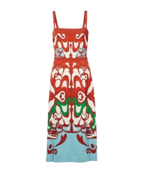 La DoubleJ Buy Me A Martini Satin Midi Dress