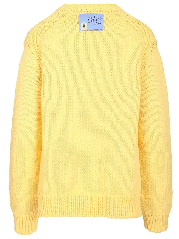 Celine Crewneck Sweater In Cotton