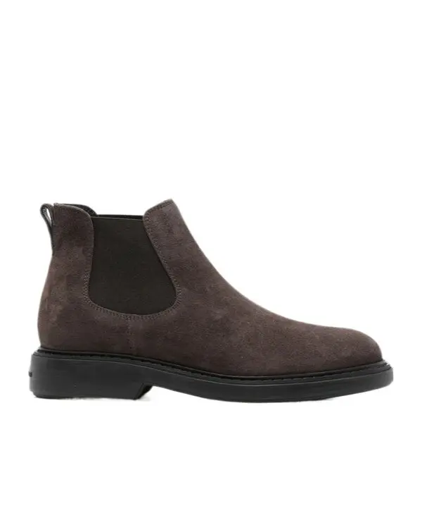 Hogan Round-toe Chelsea Boots