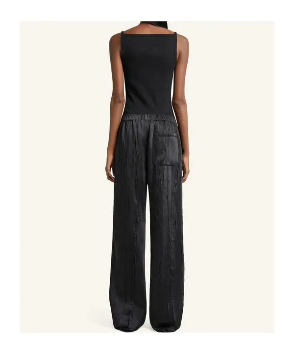 COURREGES Courrèges Ribbed Strap Tank Top