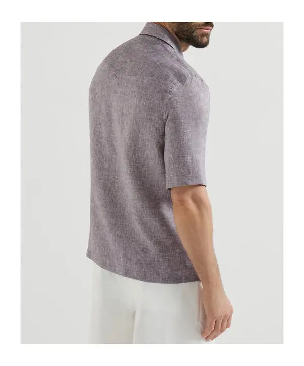 Brunello Cucinelli Short-sleeved Button-up Shirt