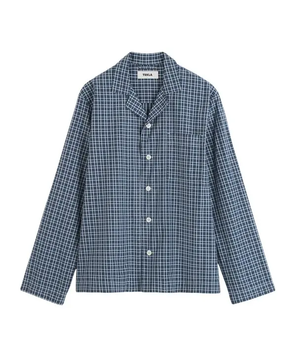 TEKLA Long-sleeved Plaid Pajamas