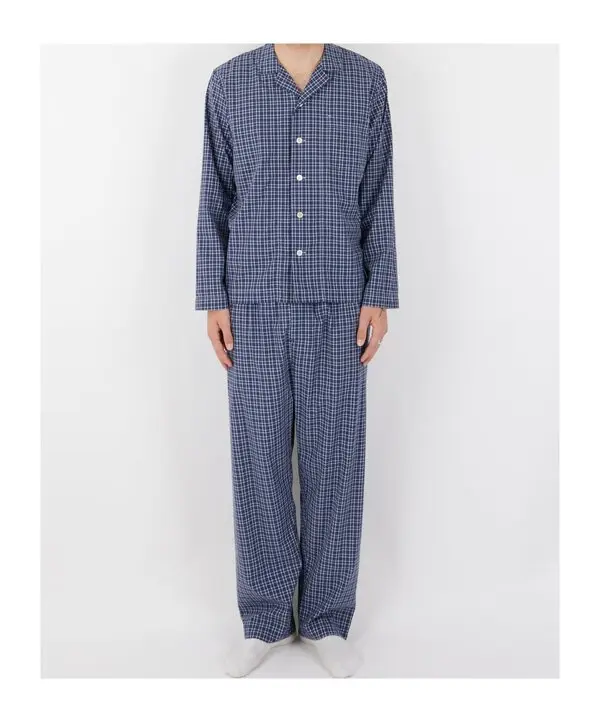 TEKLA Long-sleeved Plaid Pajamas