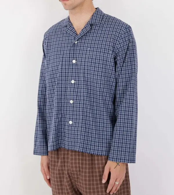 TEKLA Long-sleeved Plaid Pajamas