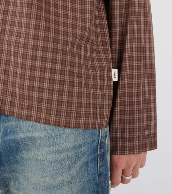 TEKLA Long-sleeved Plaid Pajamas