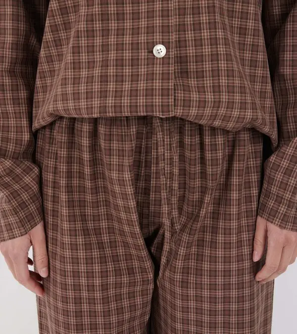 TEKLA Plaid Pajama Pants