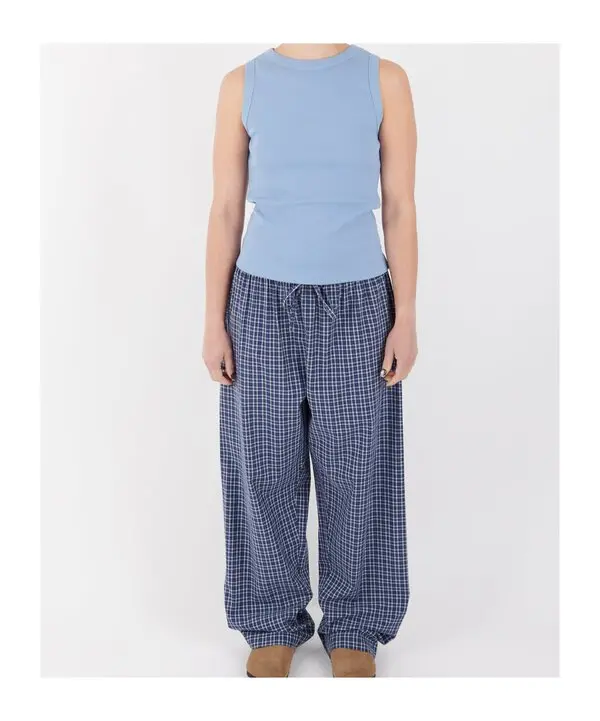 TEKLA Plaid Lounge Pants