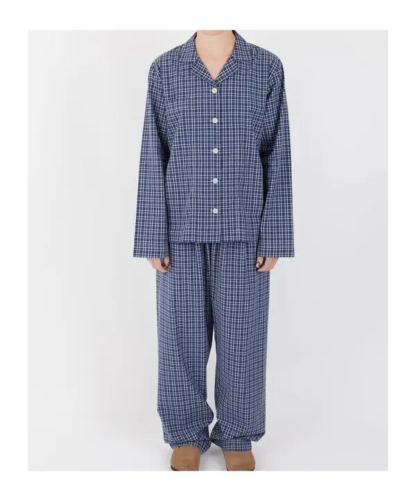 TEKLA Plaid Lounge Pants