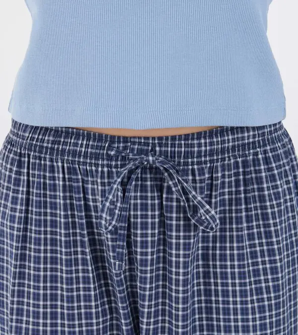 TEKLA Plaid Lounge Pants