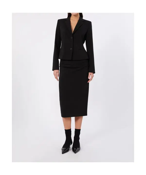 Max Mara Ruched Pencil Skirt