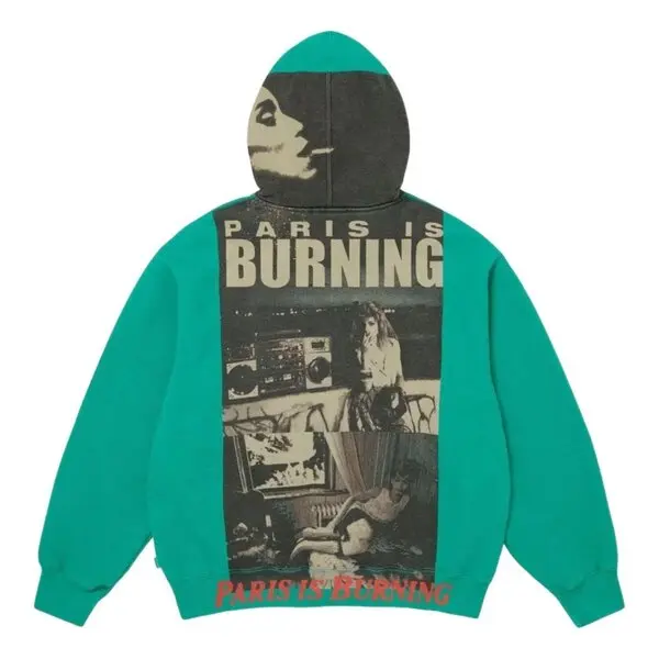 Supreme Zip Up Hooded Sweatshirt - Teal