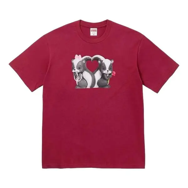Supreme Ss26 Skunk T-shirt - Cardinal