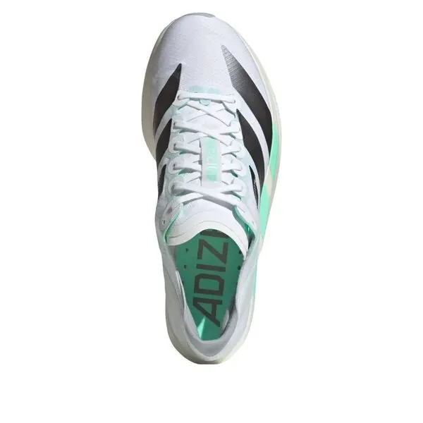 Adidas Adizero Takumi Sen 11 Running Sneakers - Cloud White/iron Metallic/pulse Mint