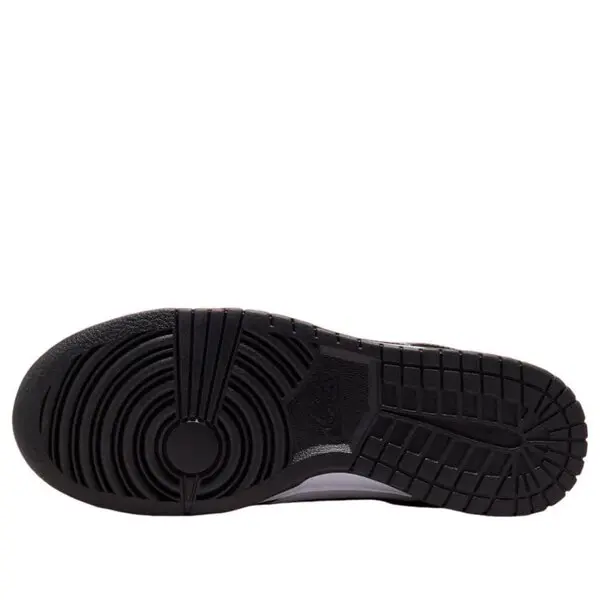 Nike Dunk Low 'panda Patent' Sneakers - White/black/metallic Silver