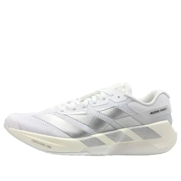 Adidas Adizero Dropset Pro Athletic Sneakers - Cloud White/silver Metallic/cloud White