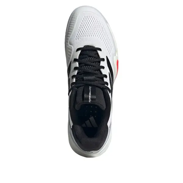 Adidas Barricade 14 Wide Tennis Sneakers - Cloud White/core Black/lucid Red