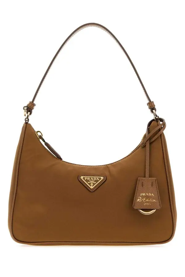 Prada Re-nylon Handbag - Brown