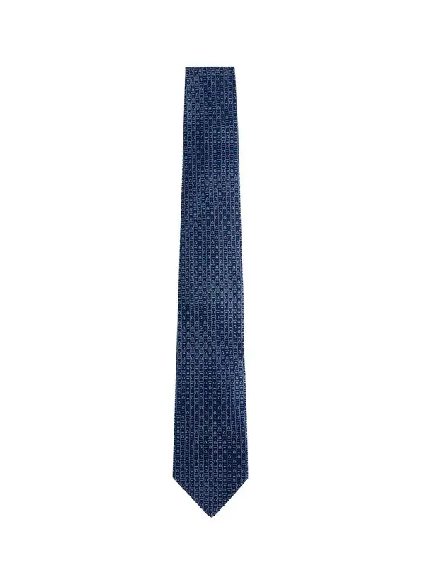 FERRAGAMO Gancini Silk Tie By