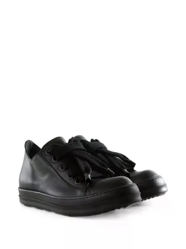 Rick Owens Jumbolace Leather Lace-up Sneakers