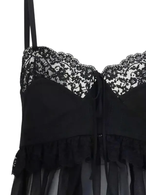 Chloé Lace-trim Silk-crepe Camisole Top