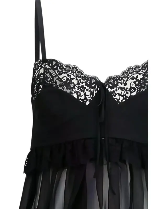 Chloé Lace-trim Silk-crepe Camisole Top