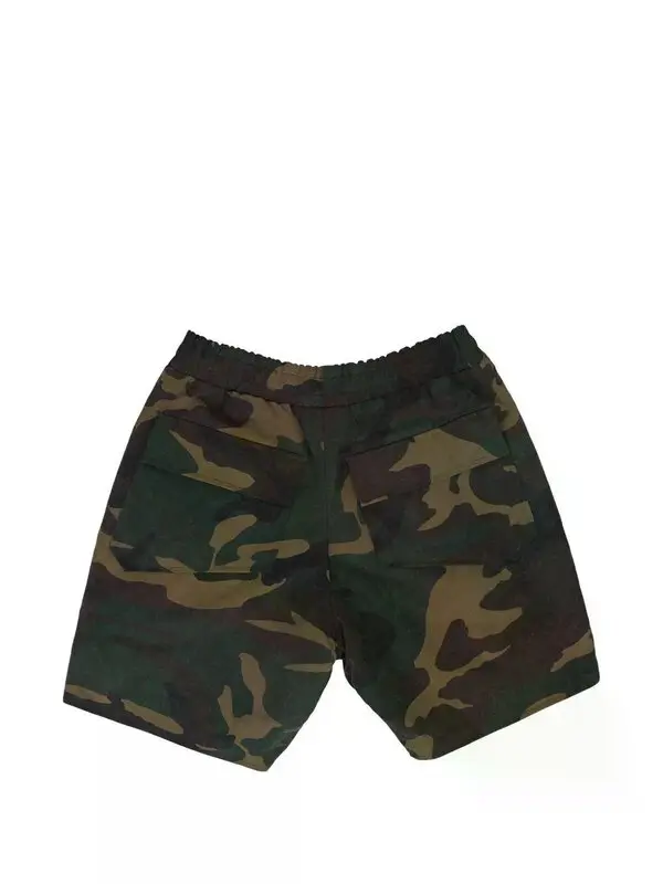 Rhude Camouflage-print Zip-pocket Swim Shorts