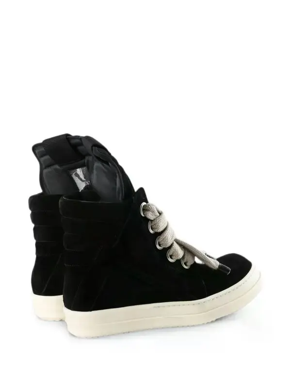 Rick Owens Jumbolace Geobasket High-top Sneakers - Black