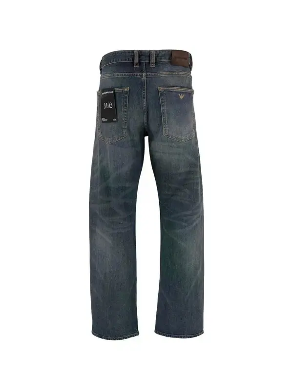 Emporio Armani Whiskering-effect Jeans