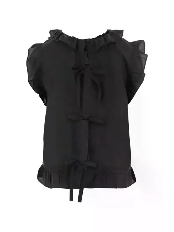 THE GARMENT Ruffled Silk Top