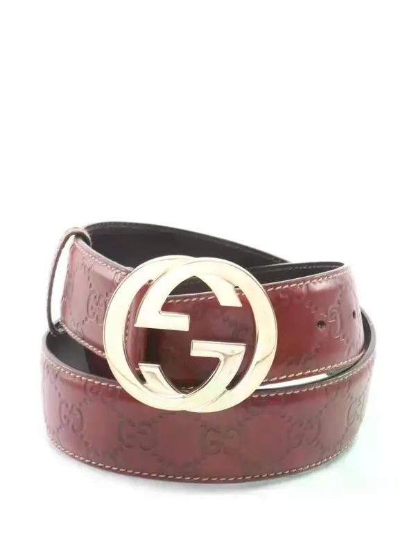 Gucci Interlocking G Belt - Red