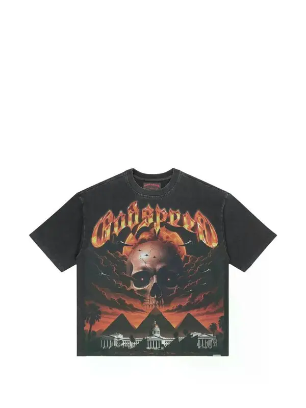 GODSPEED Echoes Of Empires Graphic-print T-shirt - Black
