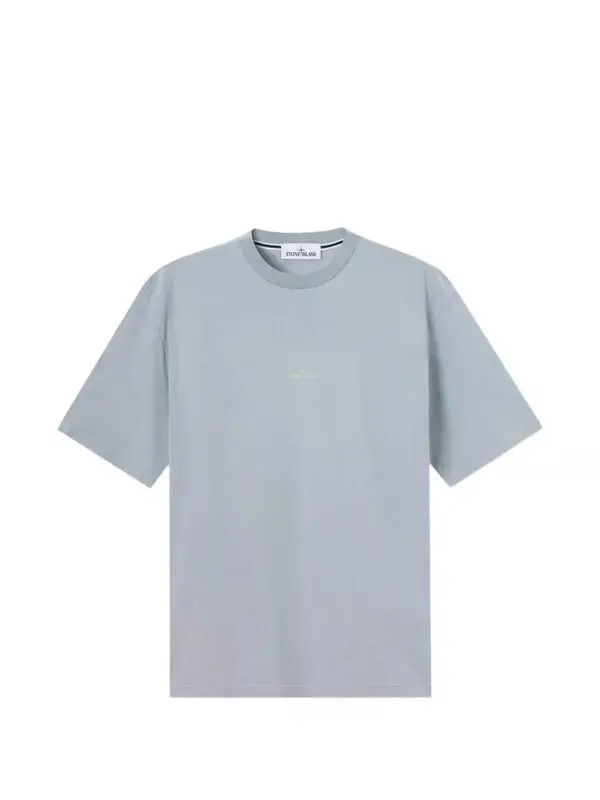 Stone Island 2100001 Organic-cotton Jersey T-shirt - Blue