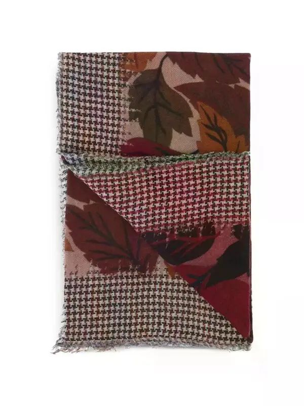 Faliero Sarti Houndstooth-print Scarf