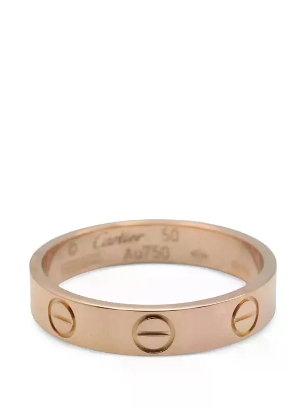 Cartier 18k Gold Love Ring - Pink