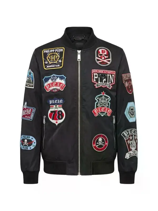 Philipp Plein Nylon Bomber Patches